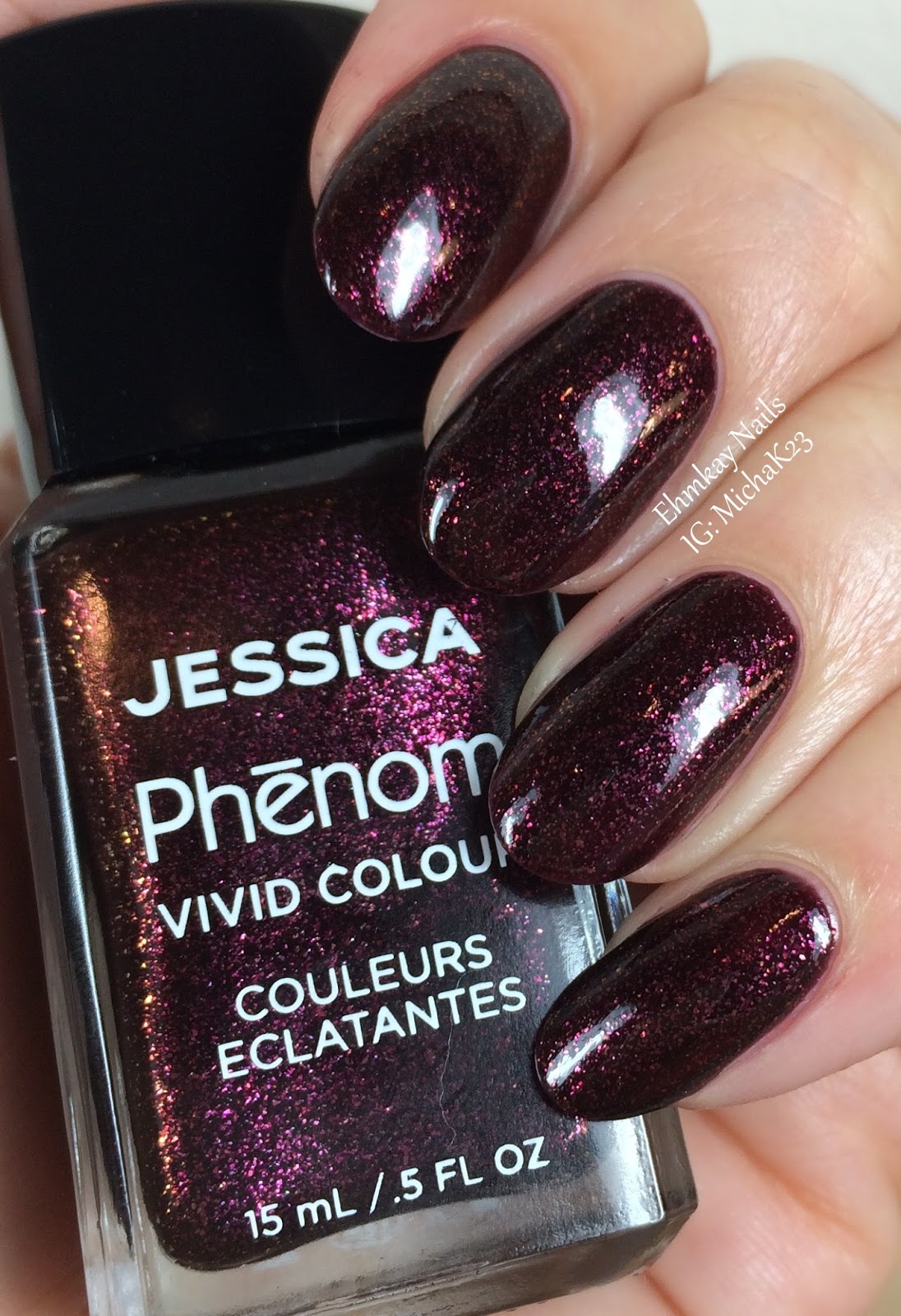 ehmkay nails: Jessica Cosmetics Phenom Colors: Winter 2015 Swatches and ...