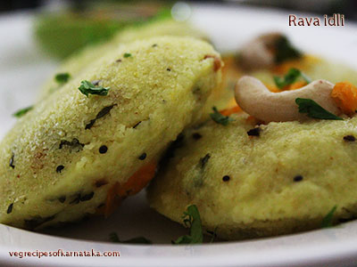 Kannada Aduge | Recipes in Kannada: Rave idli recipe in Kannada | ರವೇ ...