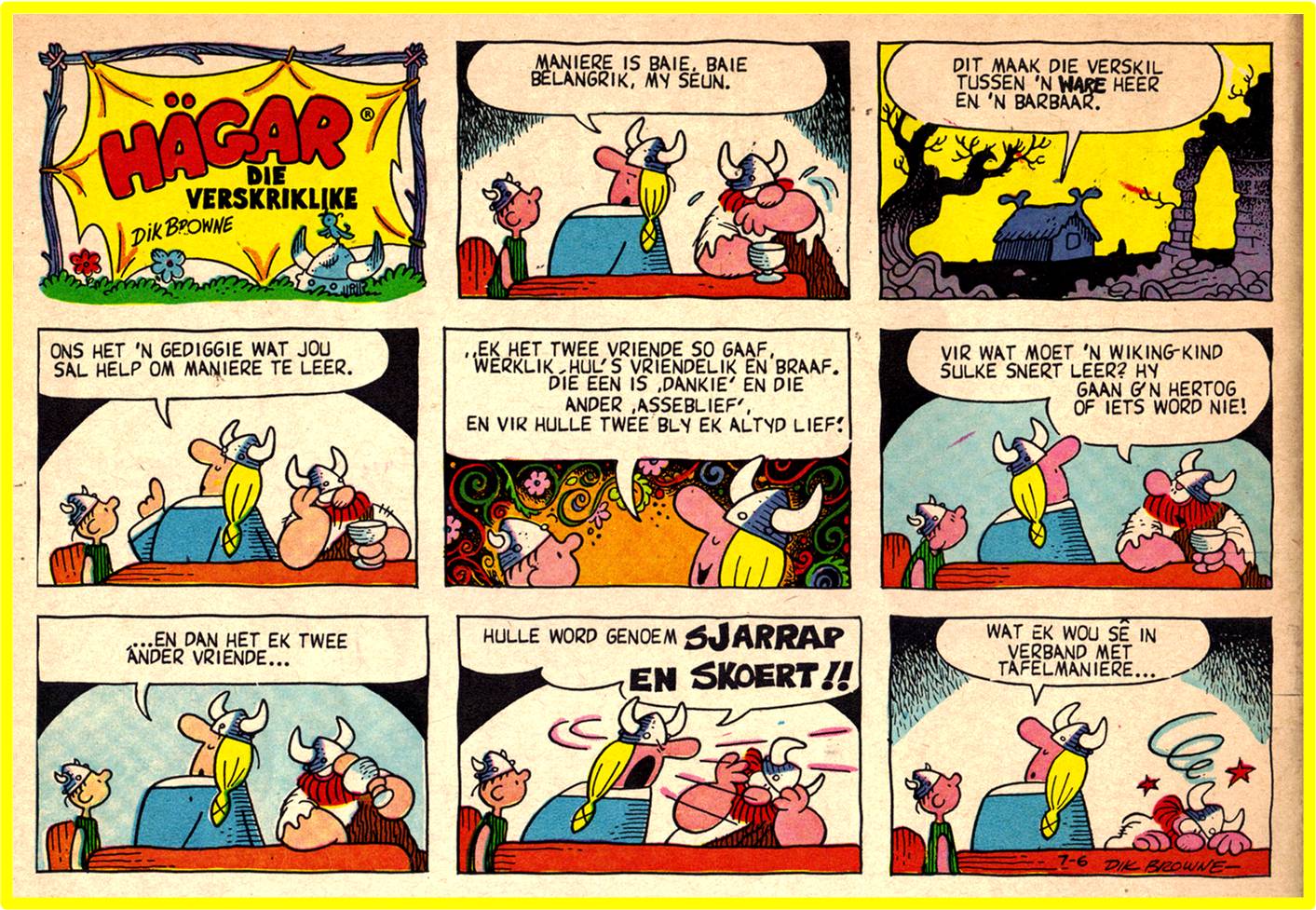 South African Comic Books: Classic Afrikaans Comic Strips