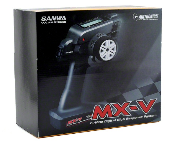 Sanwa MX-V 3-Channel 2.4GHz Surface Radio System ~ RezaRC