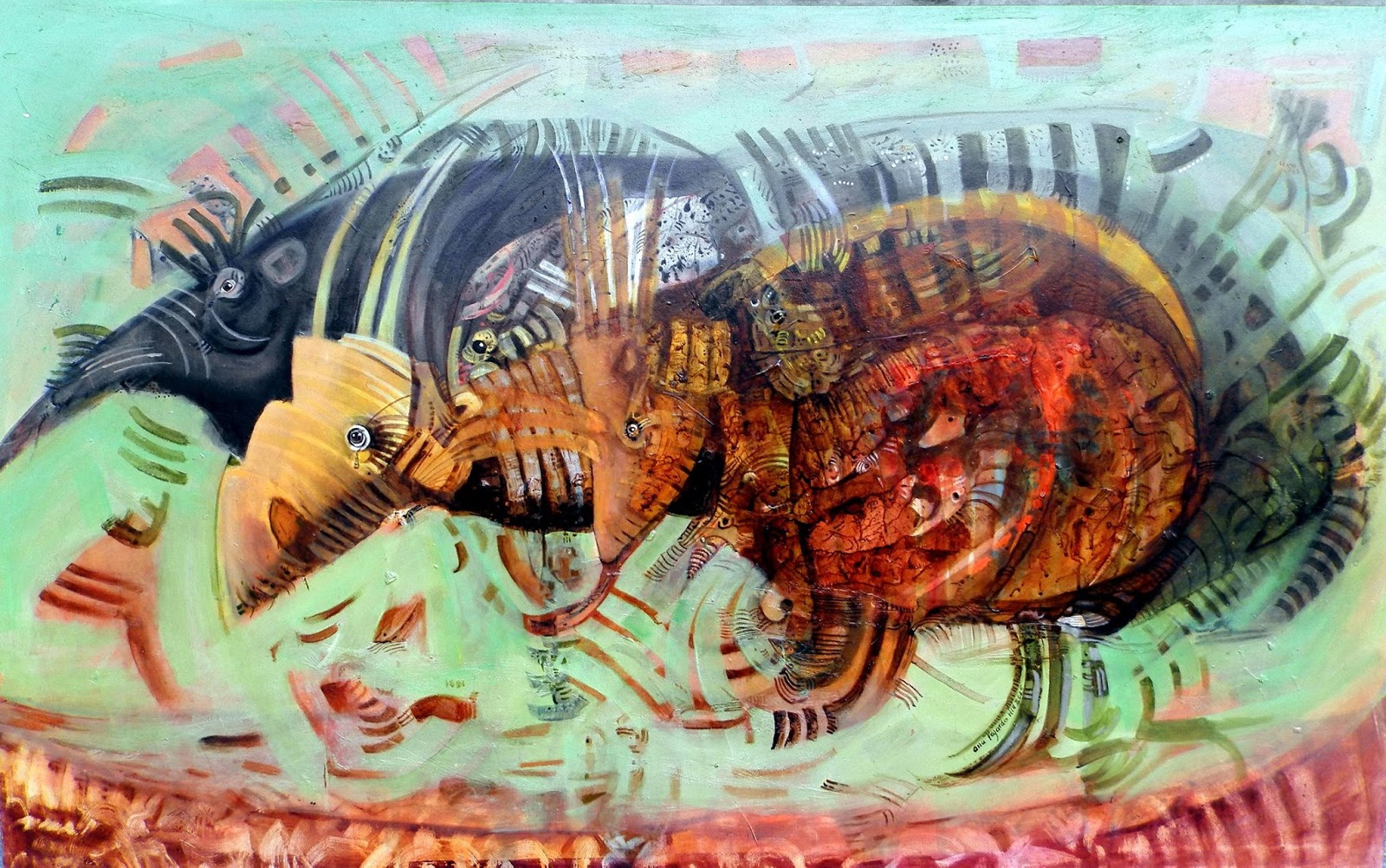 Los artróprodos y zoología pictórica e imaginaria de Ana Fajardo