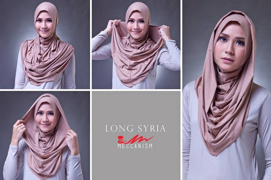 BAJU TRENDY: Tutorial Hijab Modern Pashmina Kaos Simple Model Baru ...