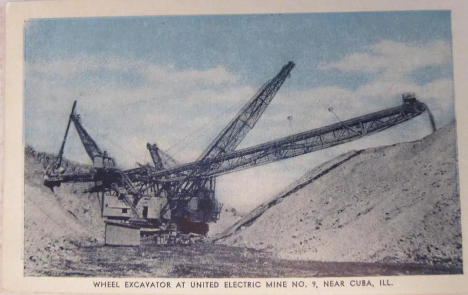 Towns and Nature: Fulton C: Cuba, IL: United Electric Coal's Cuba #9 Mine