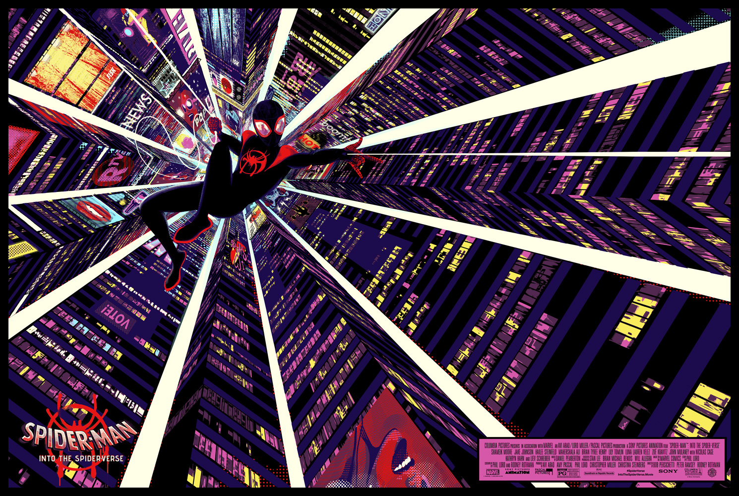 INSIDE THE ROCK POSTER FRAME BLOG: Chris Thornley Spider-Man: Into the ...