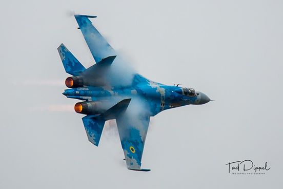 Jet & Prop by FalkeEins: Ukranian Su 27 P1M Flanker at Fairford RIAT ...