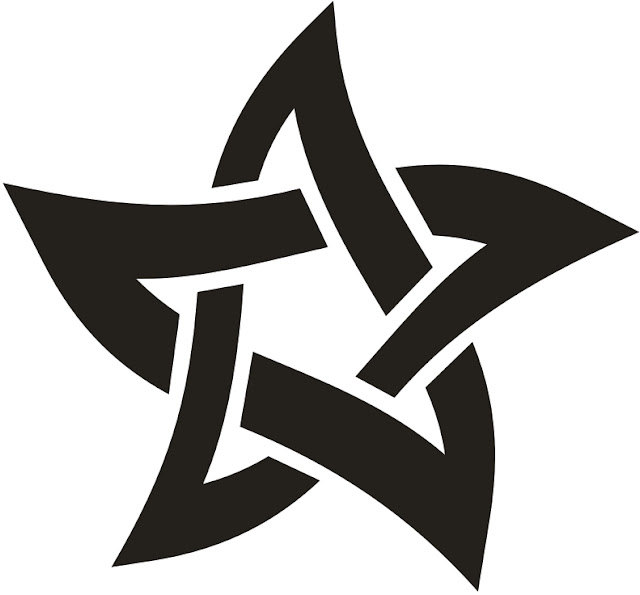 Menggambar Teknik : DESIGN TRIBAL STARS