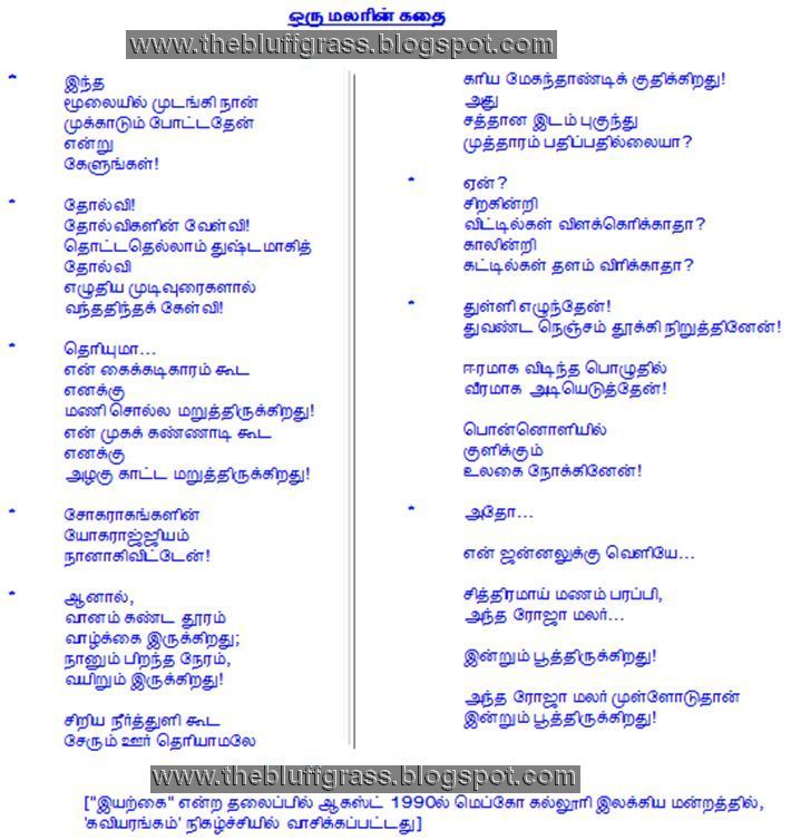 Iyarkai Kavithai Tamil