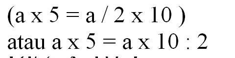 Tips praktis mengalikan angka 5