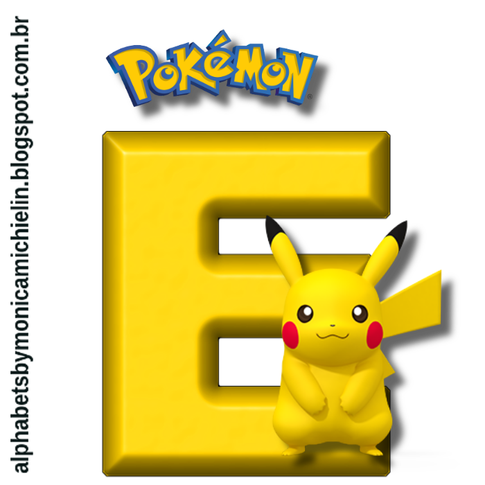 M. Michielin Alphabets: #POKEMON ALPHABET PNG