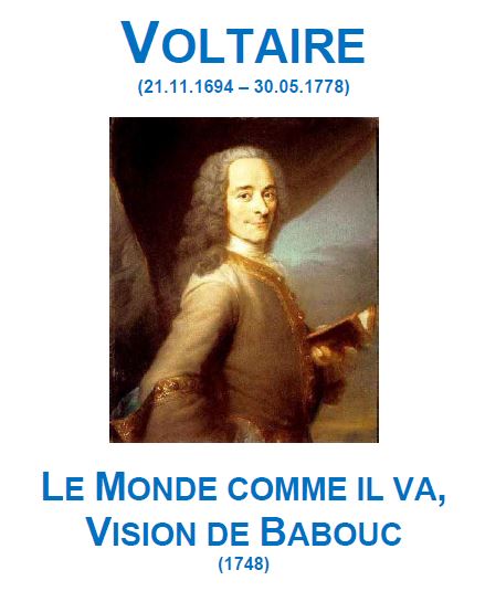 Bienvenue chez Sab: Voltaire : Le Monde comme il va, Vision de Babouc