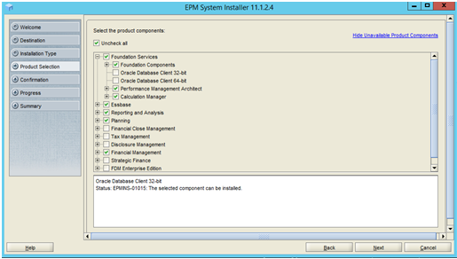 Hyperion 11.1.2.4 Installation guide