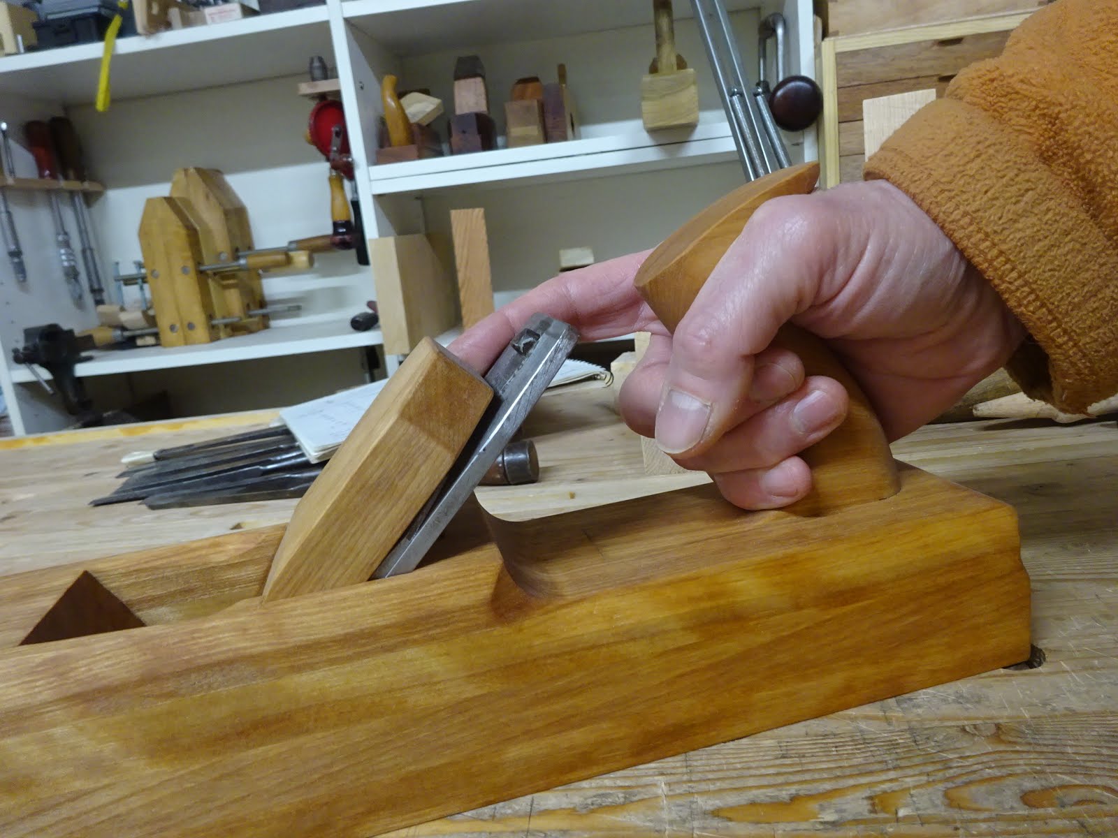 Woodworking in a Tiny Shop: Wooden Jack Plane Build - Final