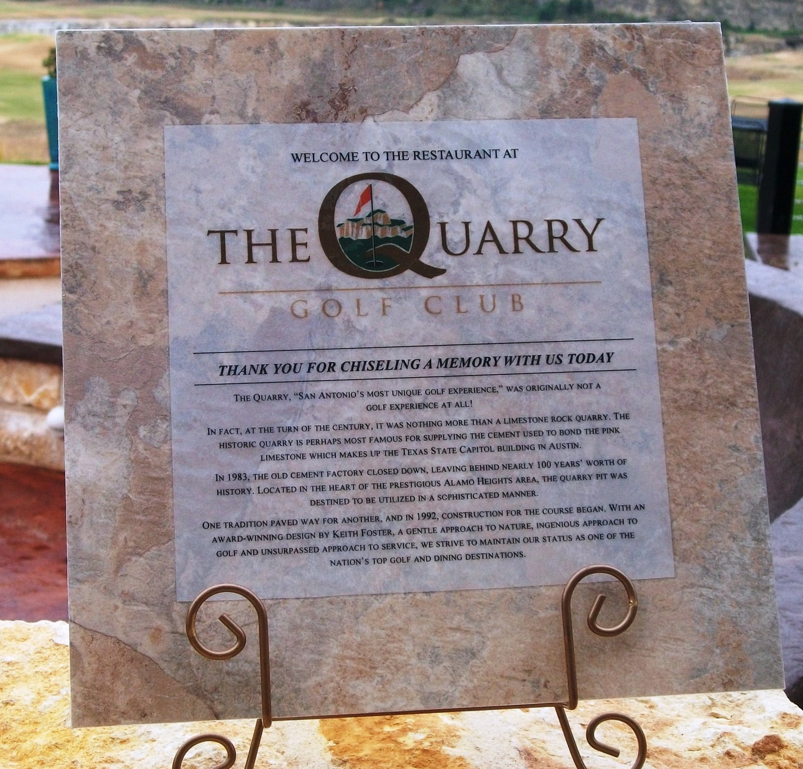 The Quarry Golf Club of San Antonio: A New Menu at The Quarry