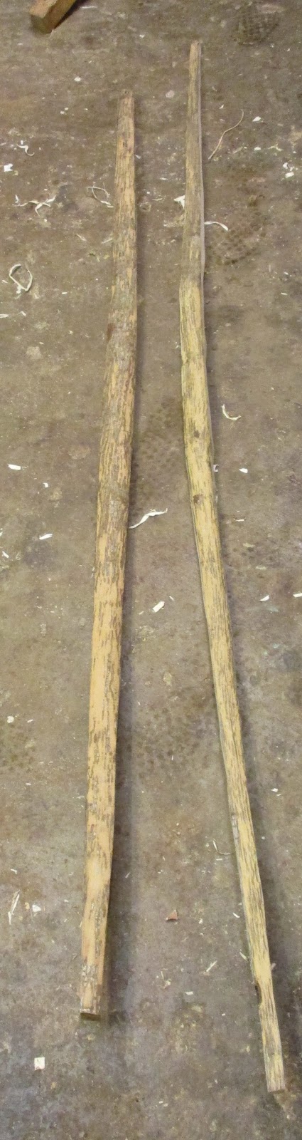 Bowyer's Diary: Roughing out Hazel Staves