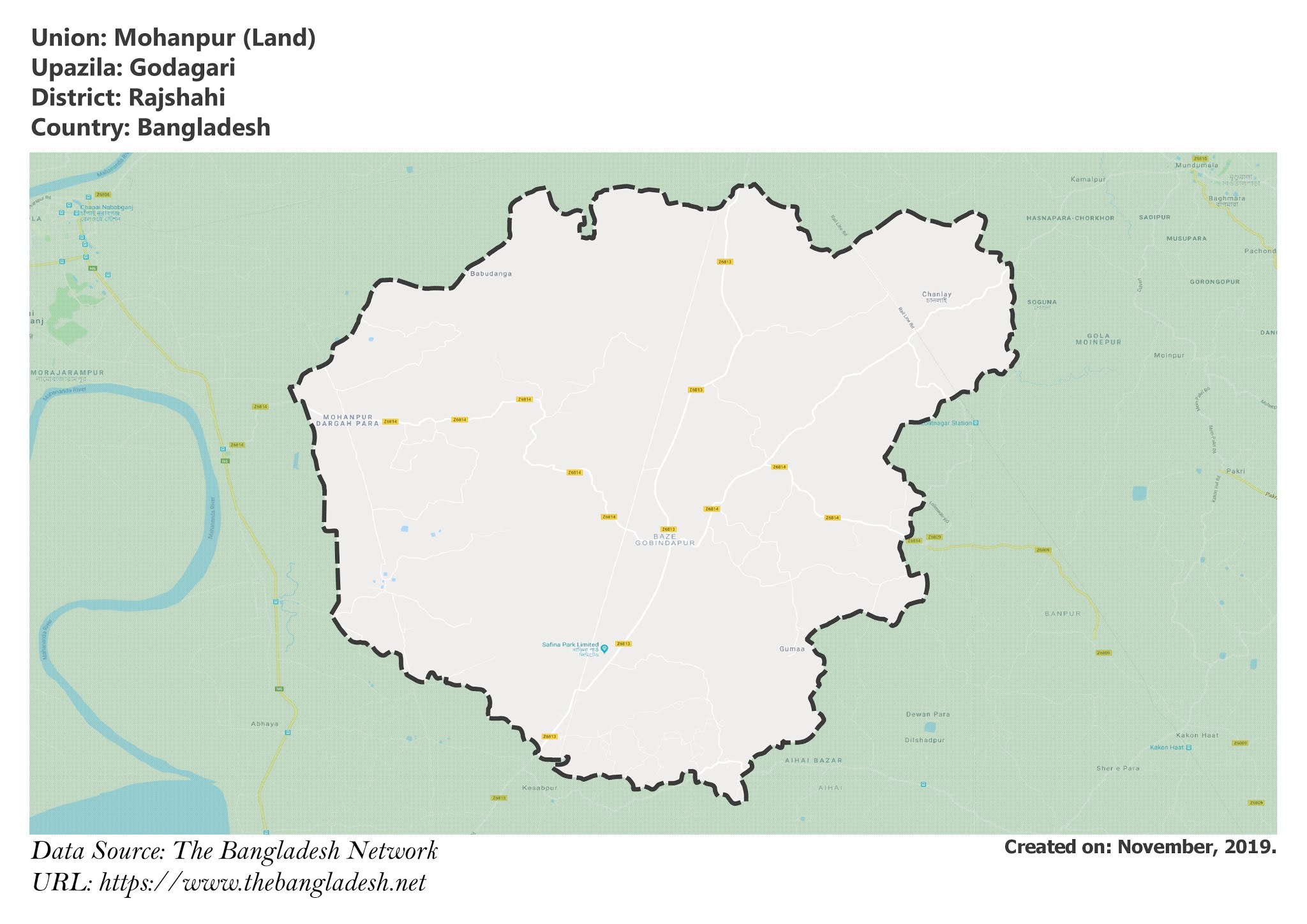Mohanpur Union, Rajshahi