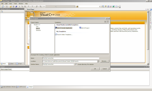MySQL C++ Connection Example in Visual Studio - ASK Online