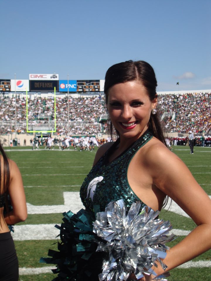 NFL and College Cheerleaders Photos: Michigan State Dancer Mackenzie