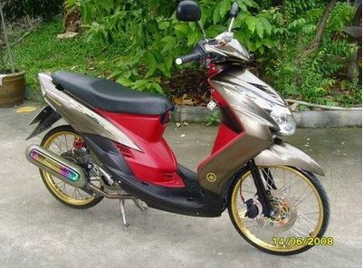 Foto Modifikasi Yamaha Mio drag race 2012