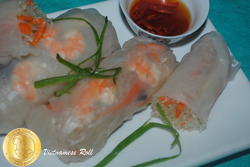 PATYSKITCHEN: VIETNAMESE SPRING ROLLS WITH STIR FRIED GLASS NOODLES
