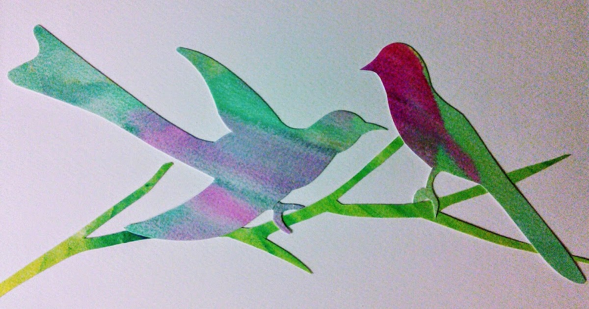 Create A Drawing A Day: Two birds