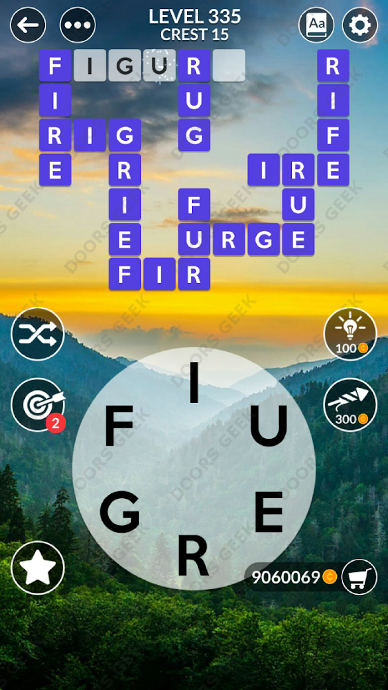 Wordscapes Level 335 Answers ~ Doors Geek
