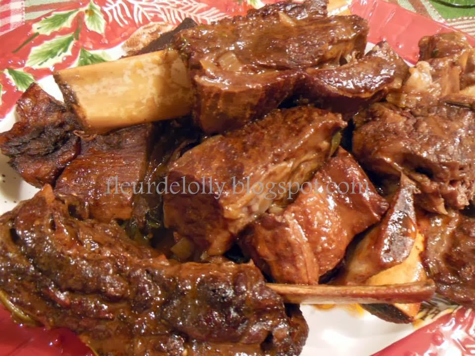 Fleur de Lolly: Christmas Dinner Entree': Red Wine Braised Bison and ...