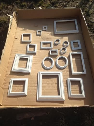 The Crafty Castle : Frame Wall with Chalk Paint