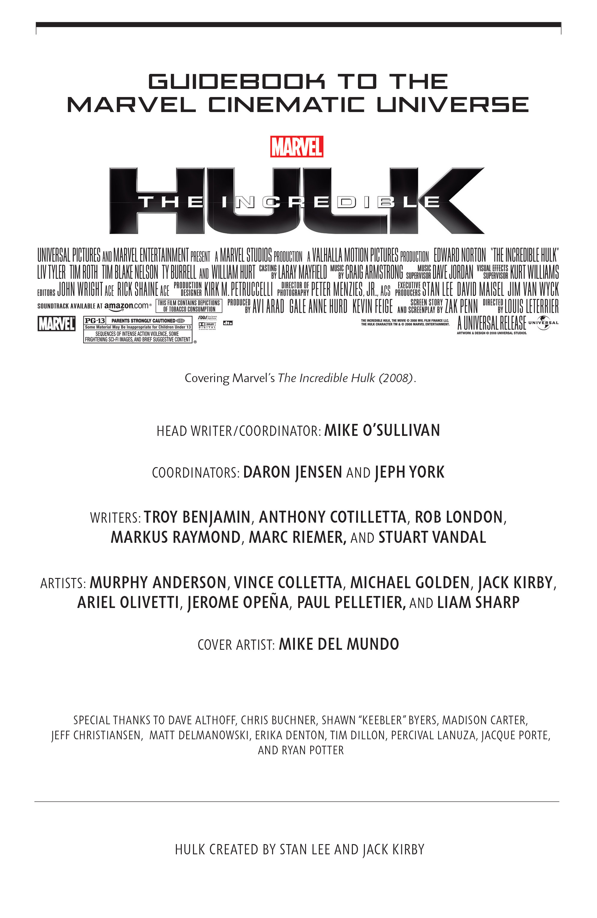 Read online Marvel Cinematic Universe Guidebook comic - Issue # TPB 1 ...