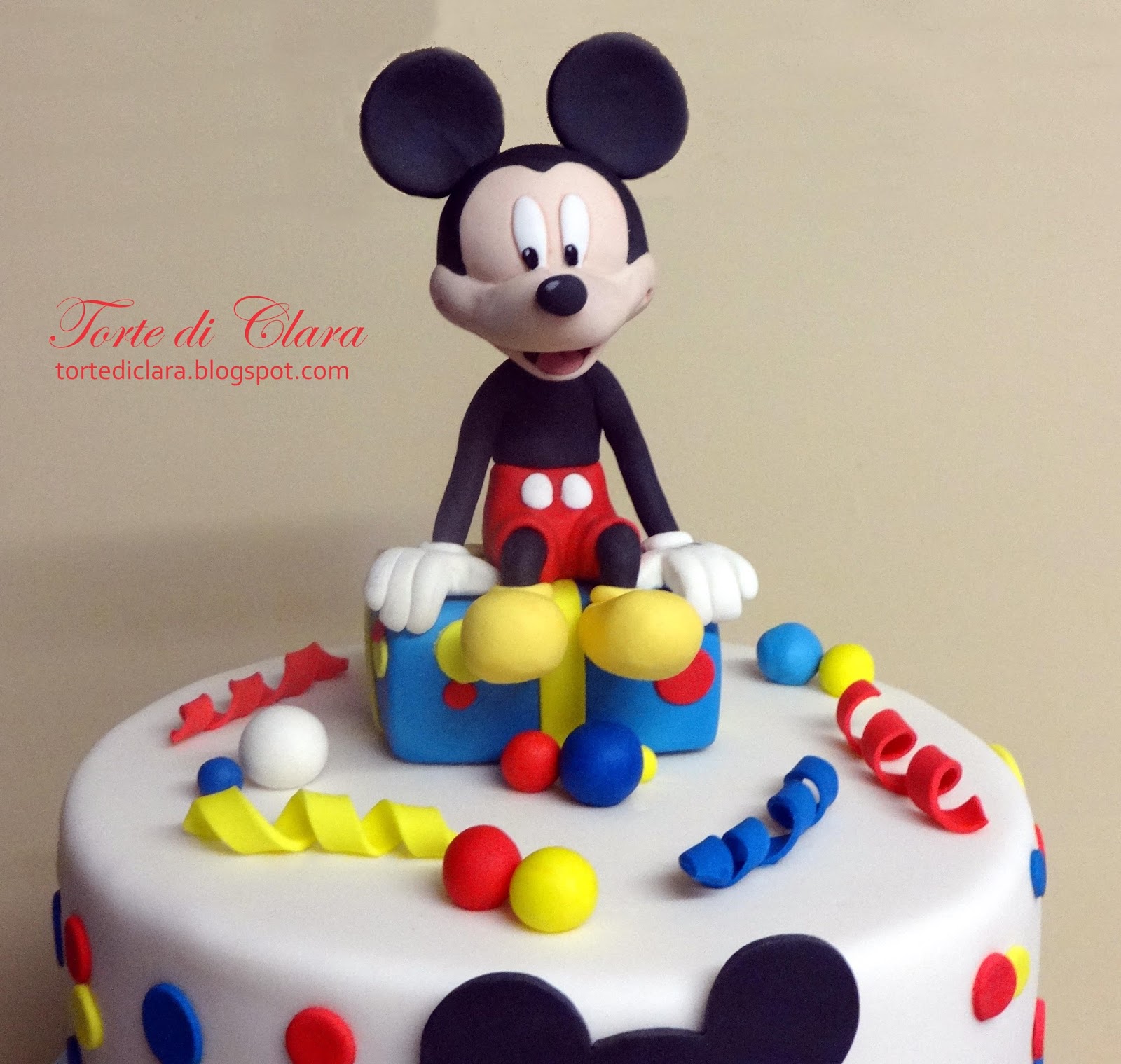 Torte di Clara: Mickey Mouse cake (2)