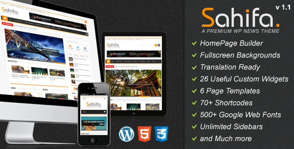 Sahifa WordPress Theme - Web-Development 786