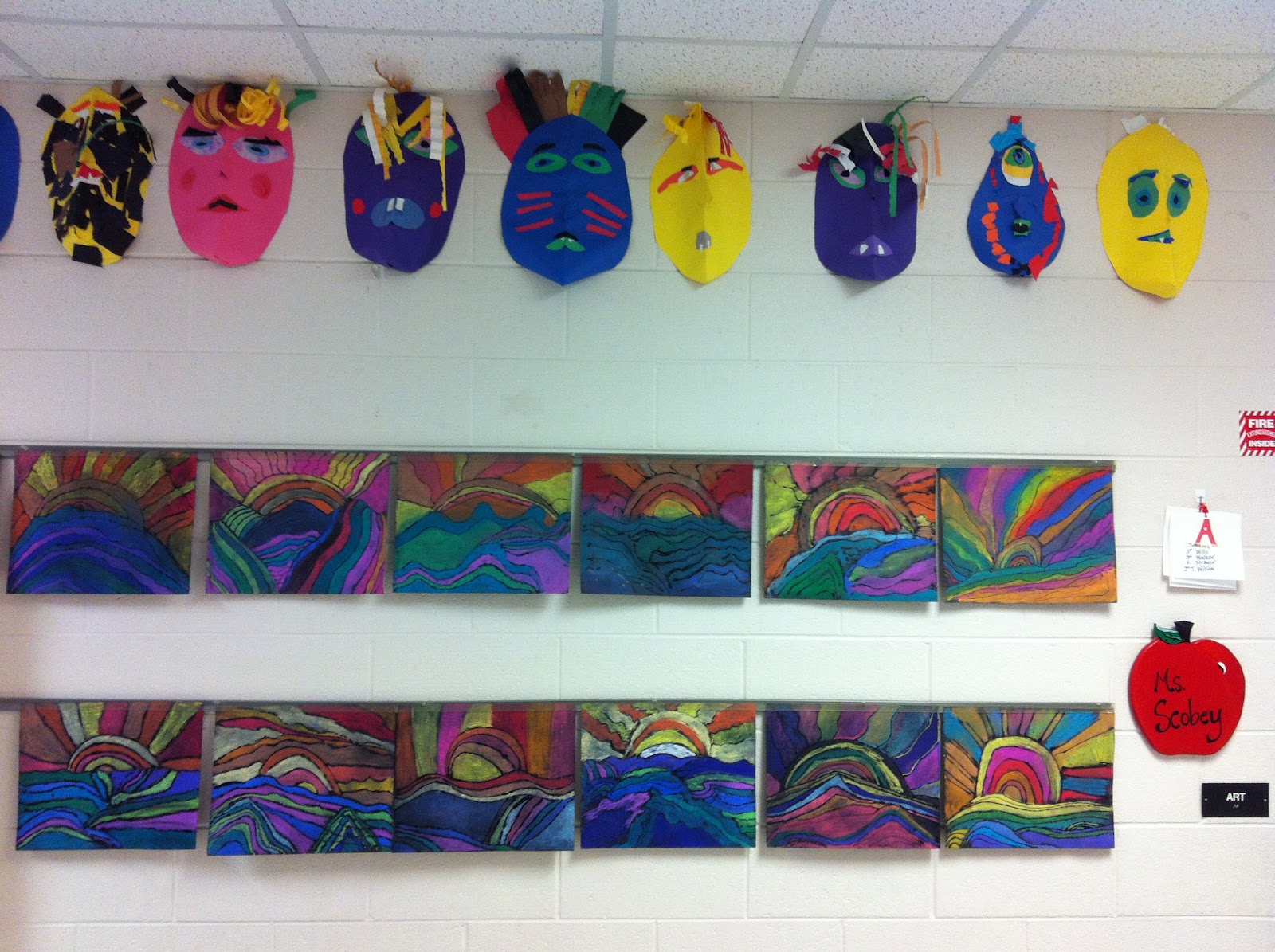 ChumleyScobey Art Room: 2nd Grade: Paper Mask/Sculpture