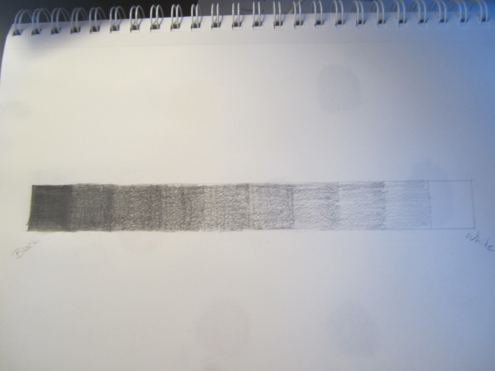 Linda's Art Blog: Value Scale & Color Wheel