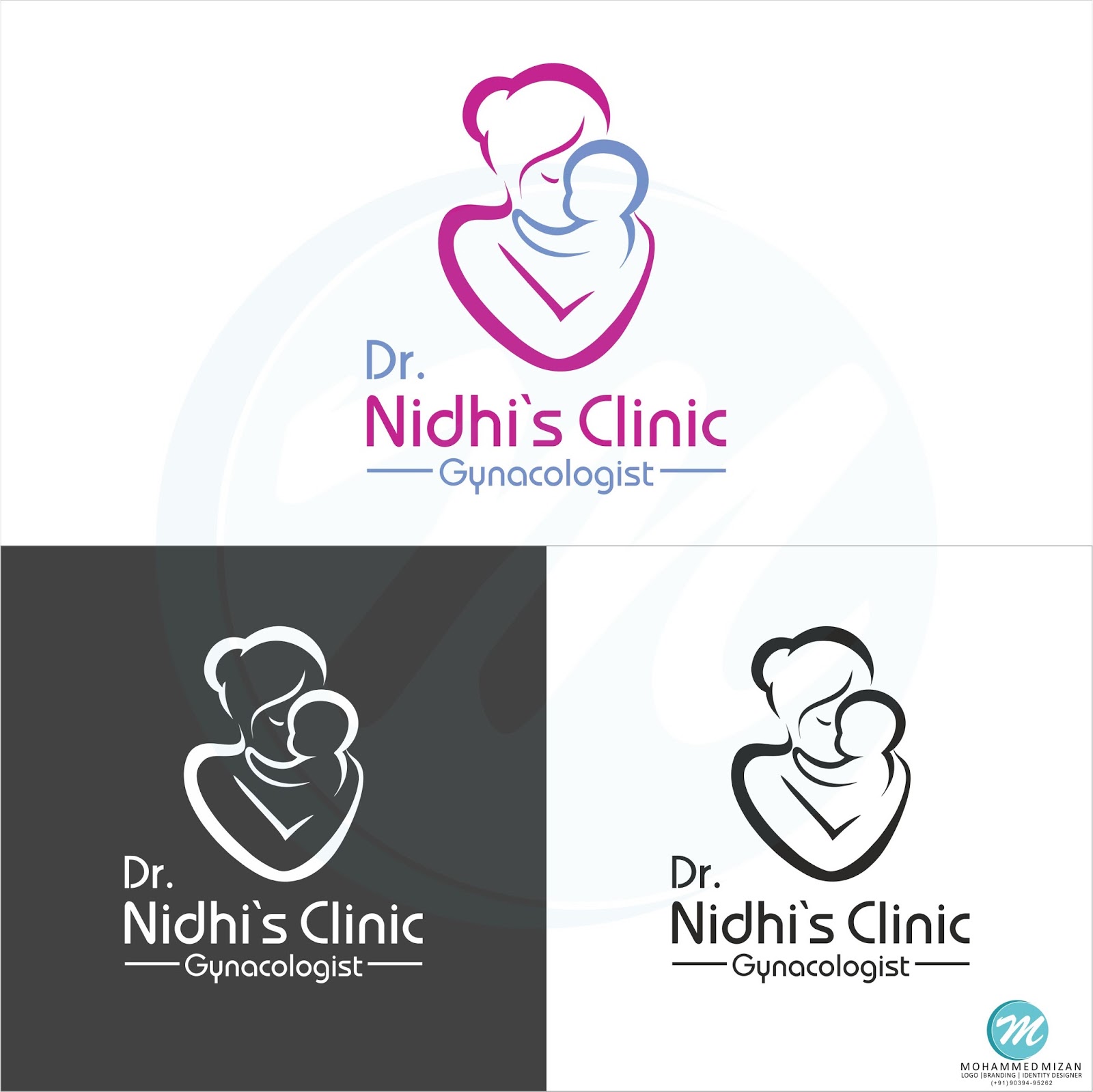 Creative Logo Design for a Gynecologist - Graphic Logo Design Branding ...
