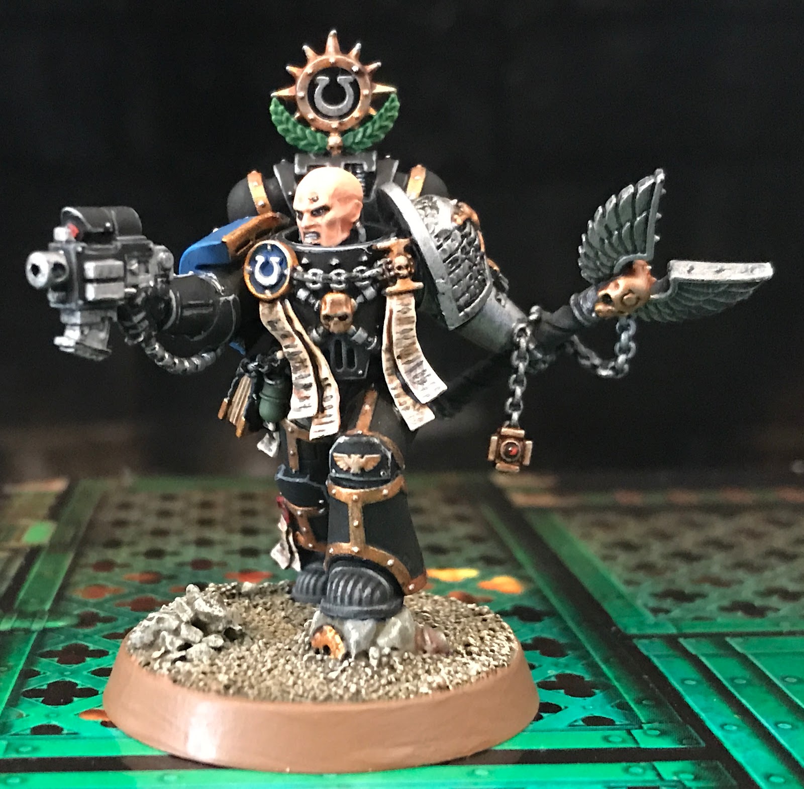 Wargaming with Barks: Deathwatch Chaplain Cassius