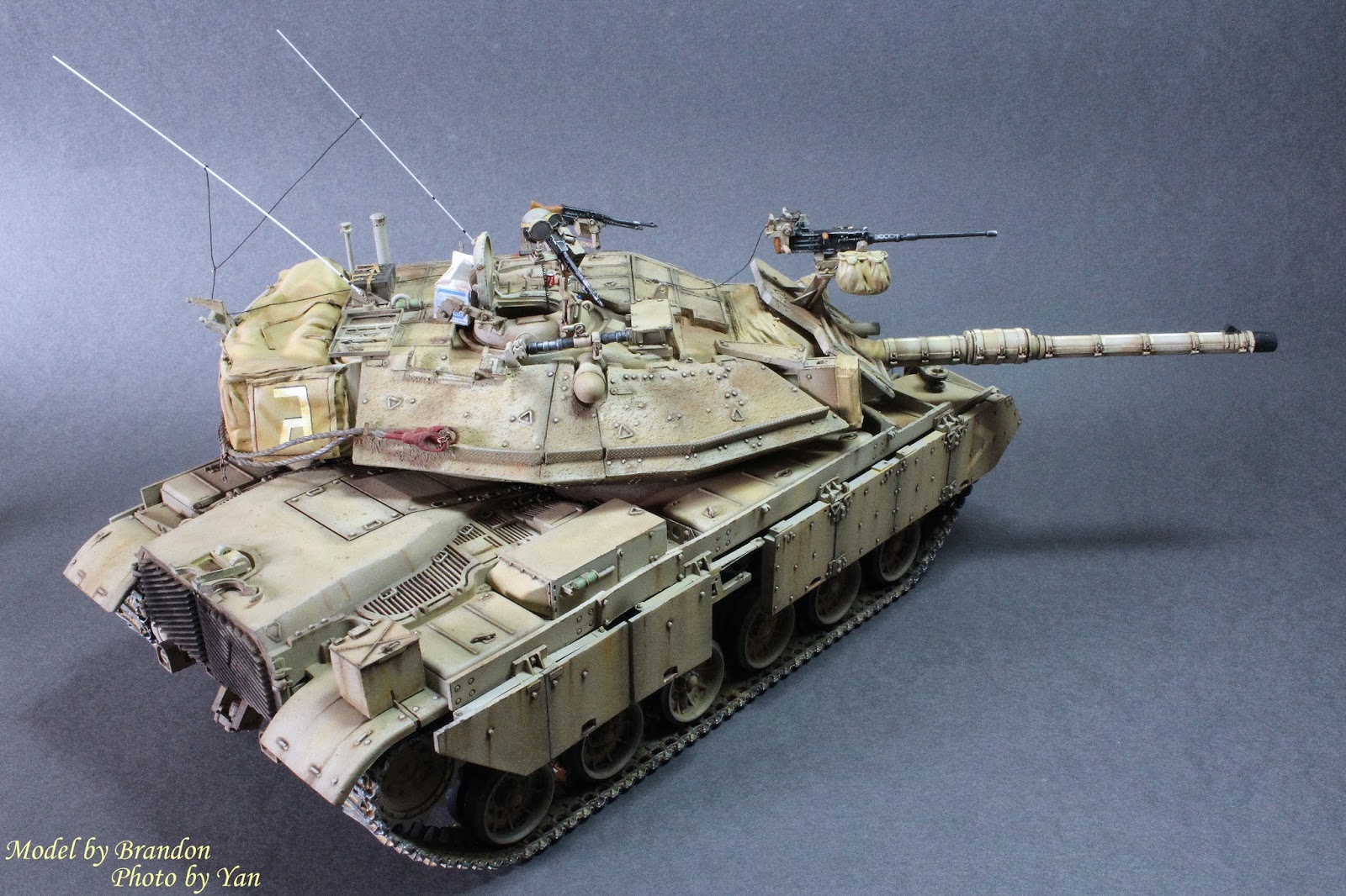 BAZWERKZ CREATIONS: Magach 6B Gal Batash completed!