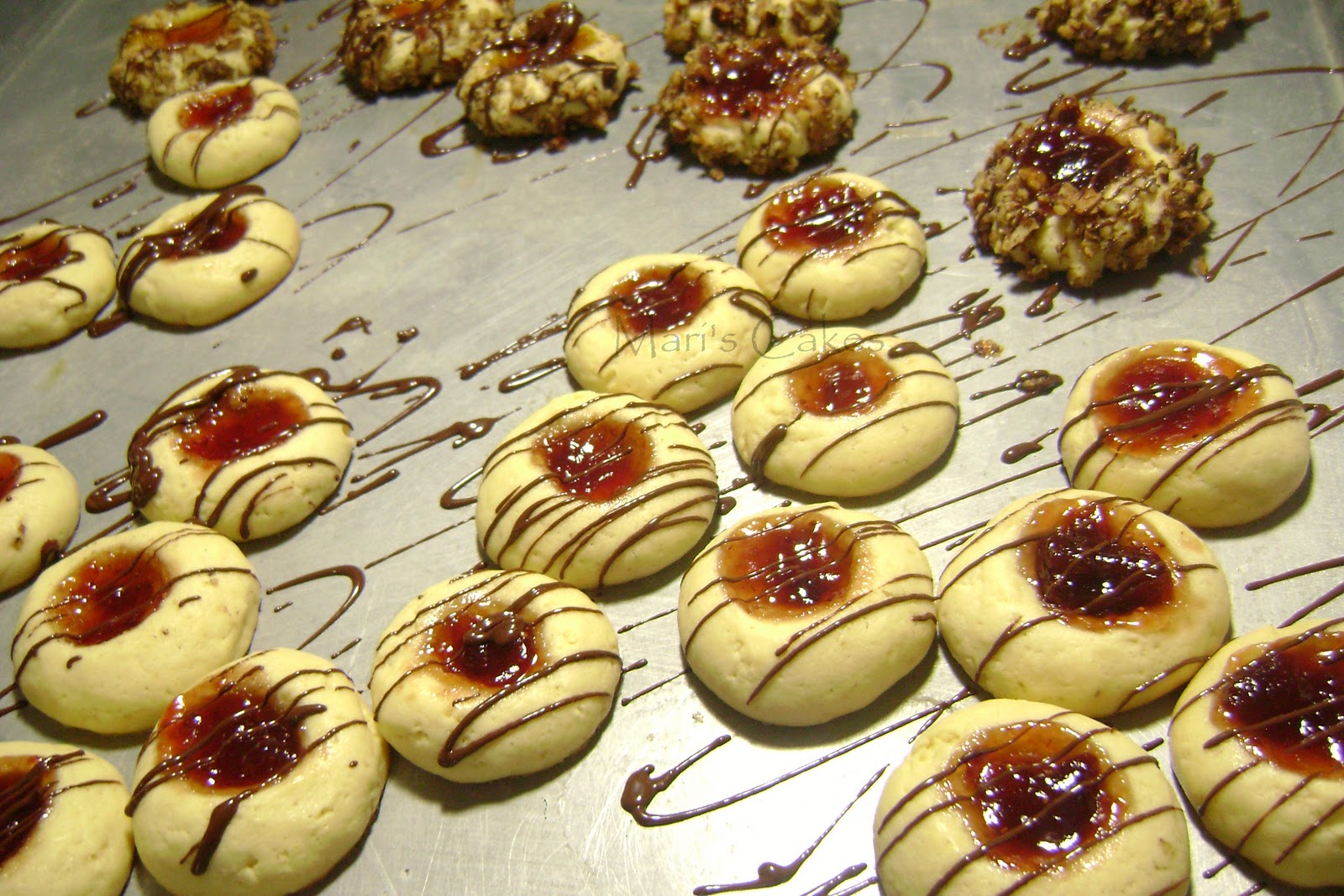 Thumbprint Cookies, Jam Filled Butter Cookies | Mari's Cakes