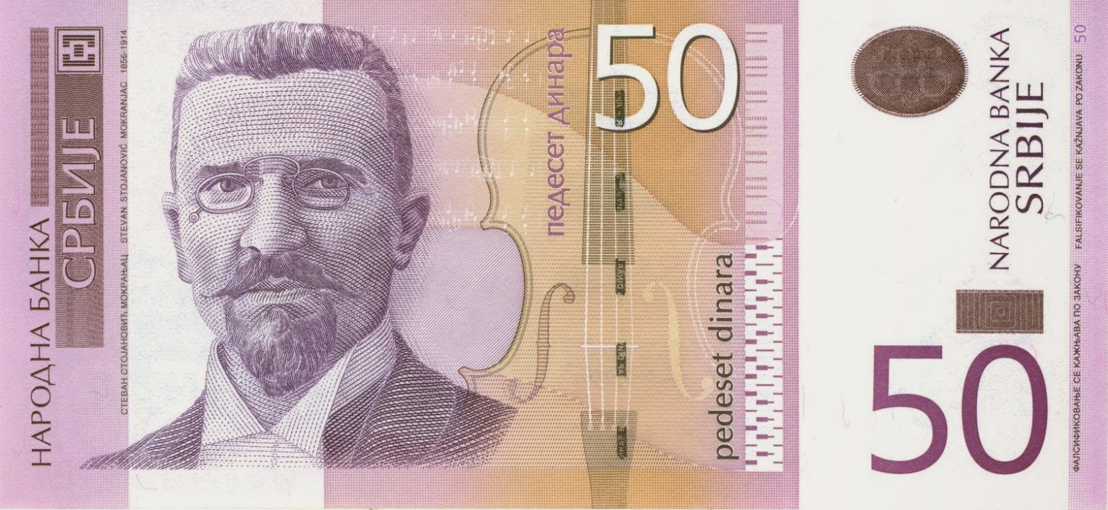 ebancnote: Stevan Stojanovic Mokranjac