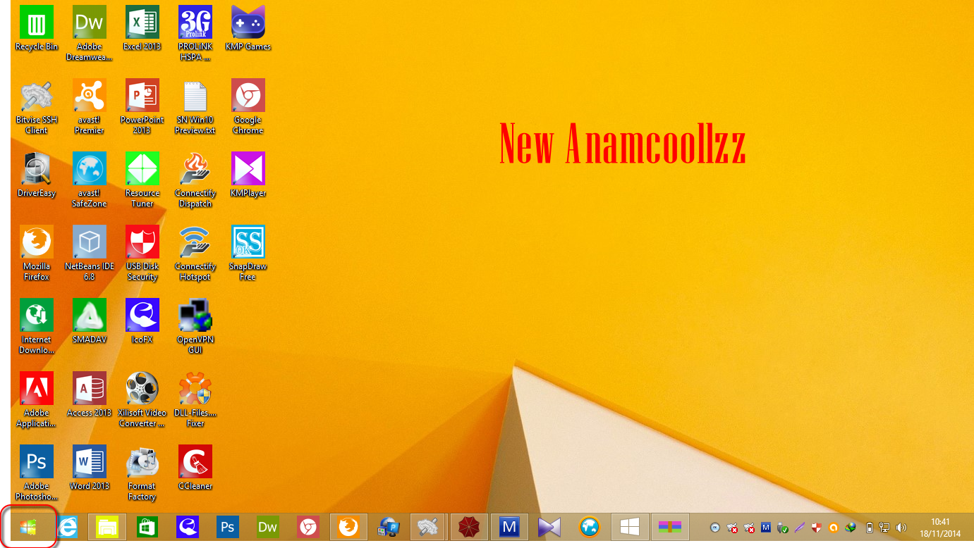 Cara Mengganti Start Orb Windows 8.1 - New Anamcoollzz