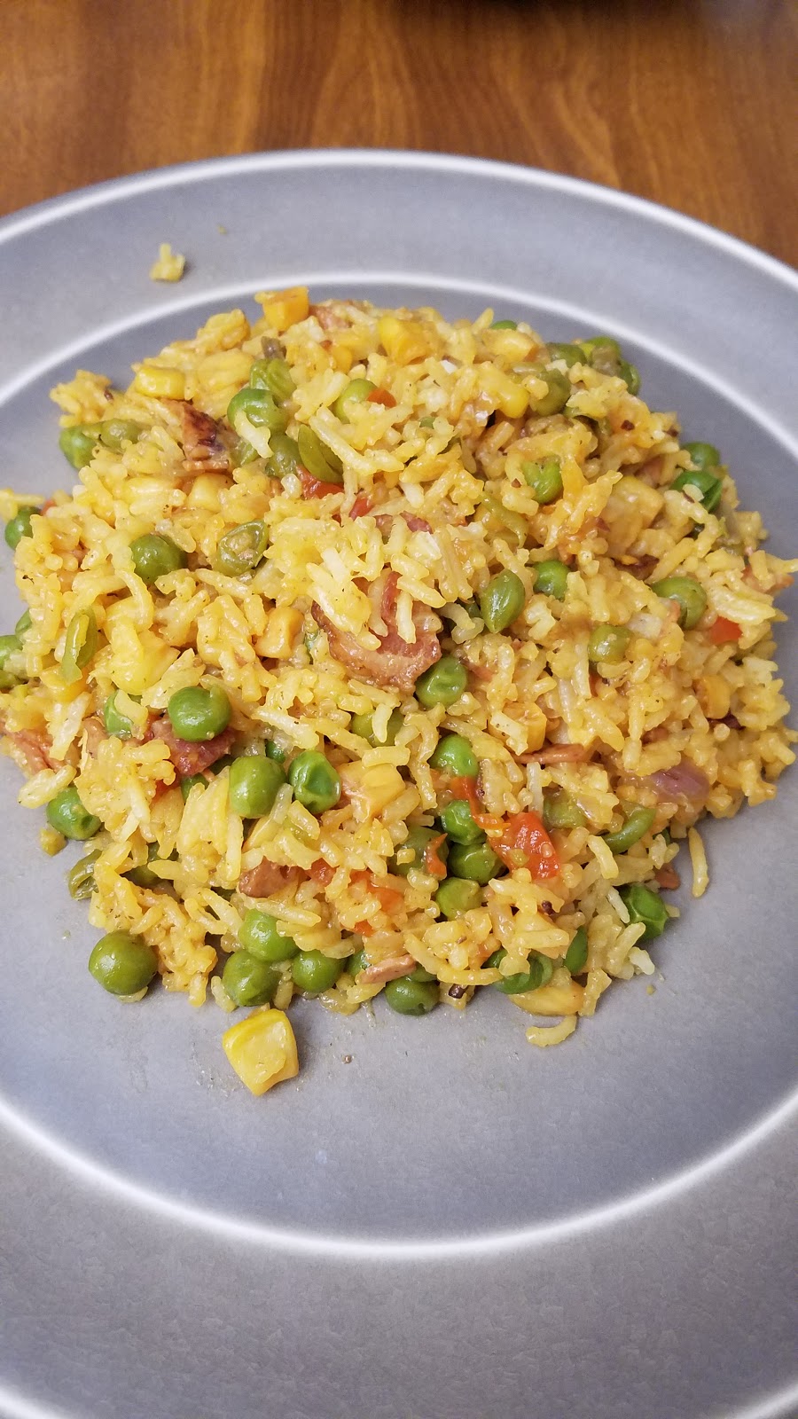 Homemade Bacon with Rice: