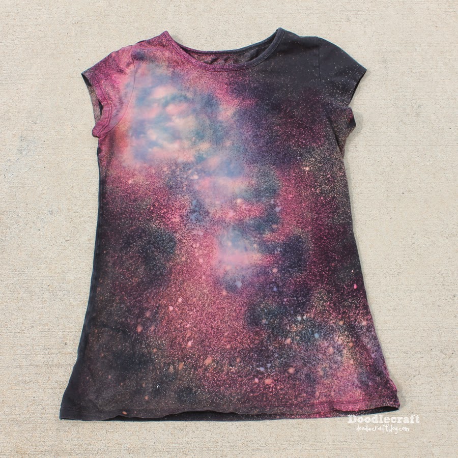 Glitter Painted Galaxy Shirts!