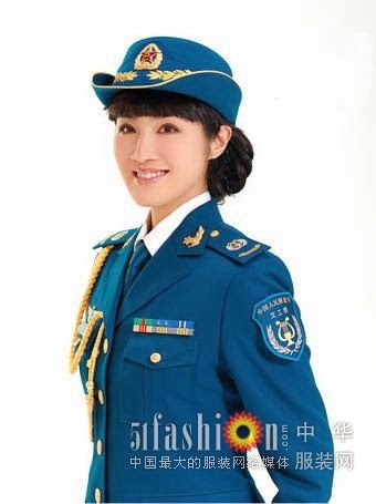 The Uniform Girls: [PIC] Chinese China Female Military Uniforms (blue) - 4