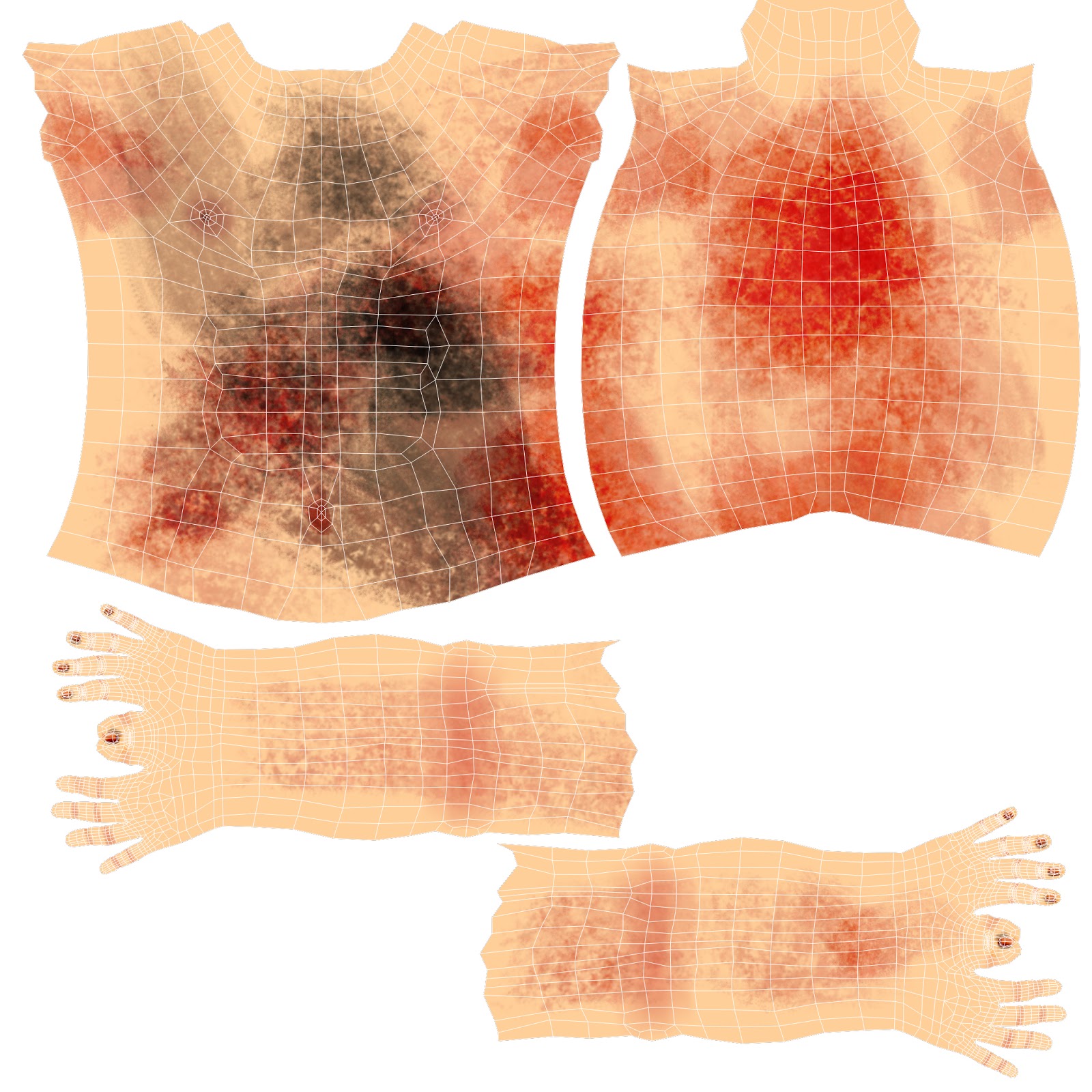 Kym Mumford CG Arts and Animation (BA Hons) : Character Texture maps