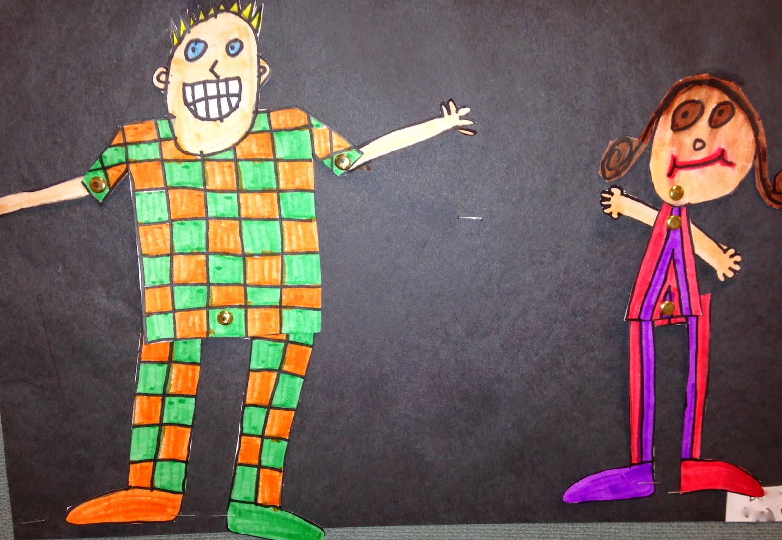 Art Room Blog: 3rd grade Paper Puppets...