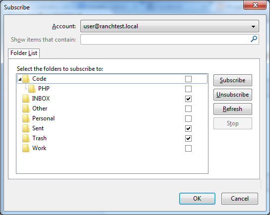 Programmer's Ranch: IMAP: Working with Folders