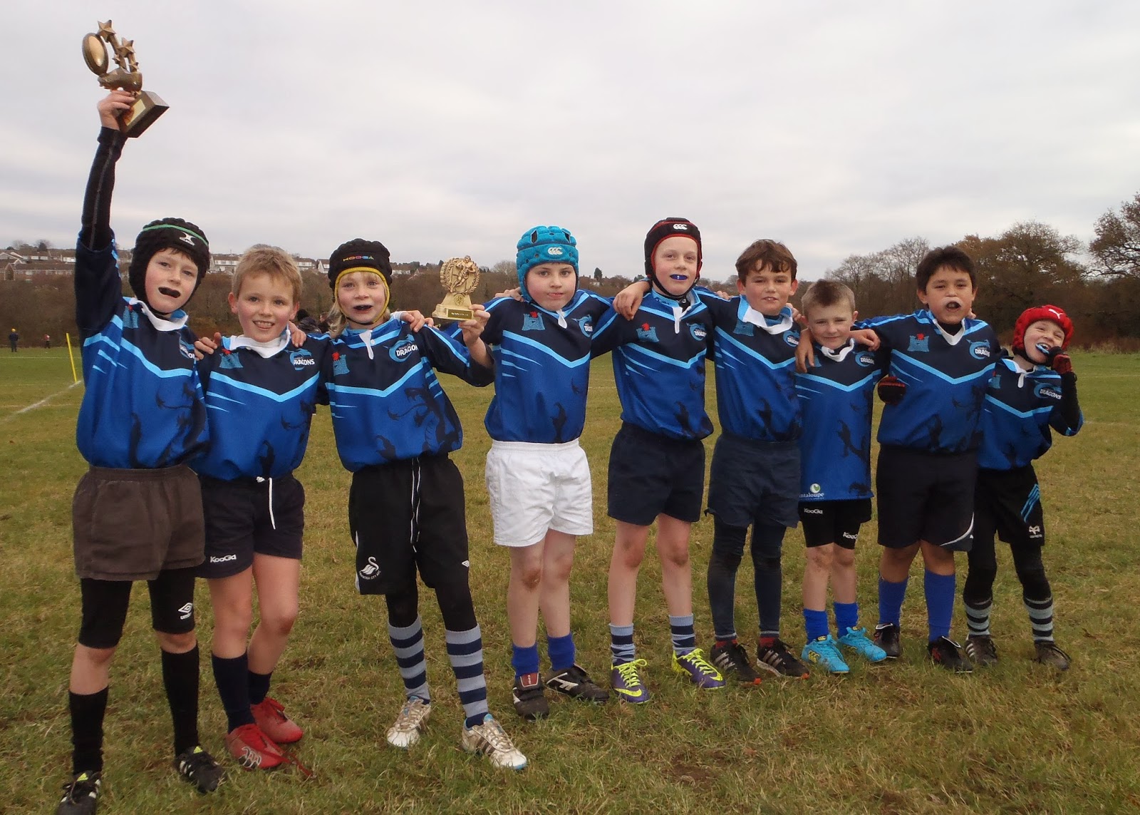 Mumbles Dragons Under 11's Rugby Team: Dunvant V Dragons. (Away). 24/11/13.