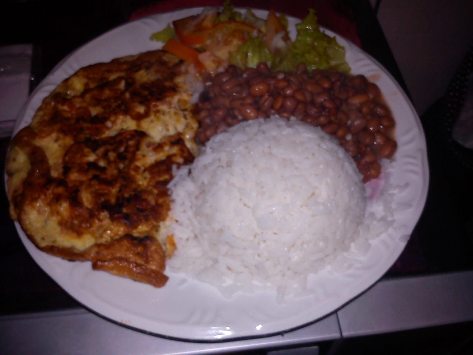 receitas da flavinha: Arroz e feijão acompanhado com filé de frango ...