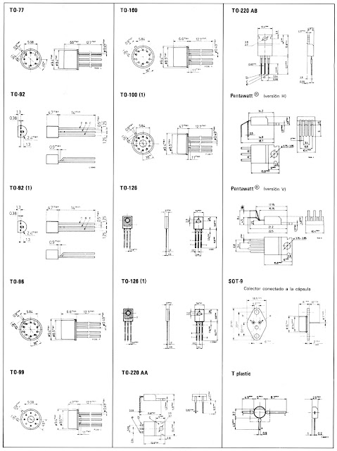 Bricotronika: Tipos de Encapsulados de Transistores