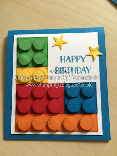 Stamp Ninja: Cute Lego Card