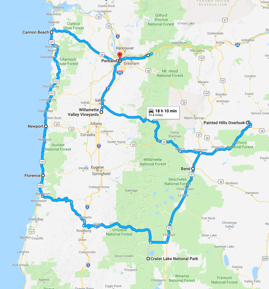 Driving Through Oregon: 8 Day Roadtrip Itinerary