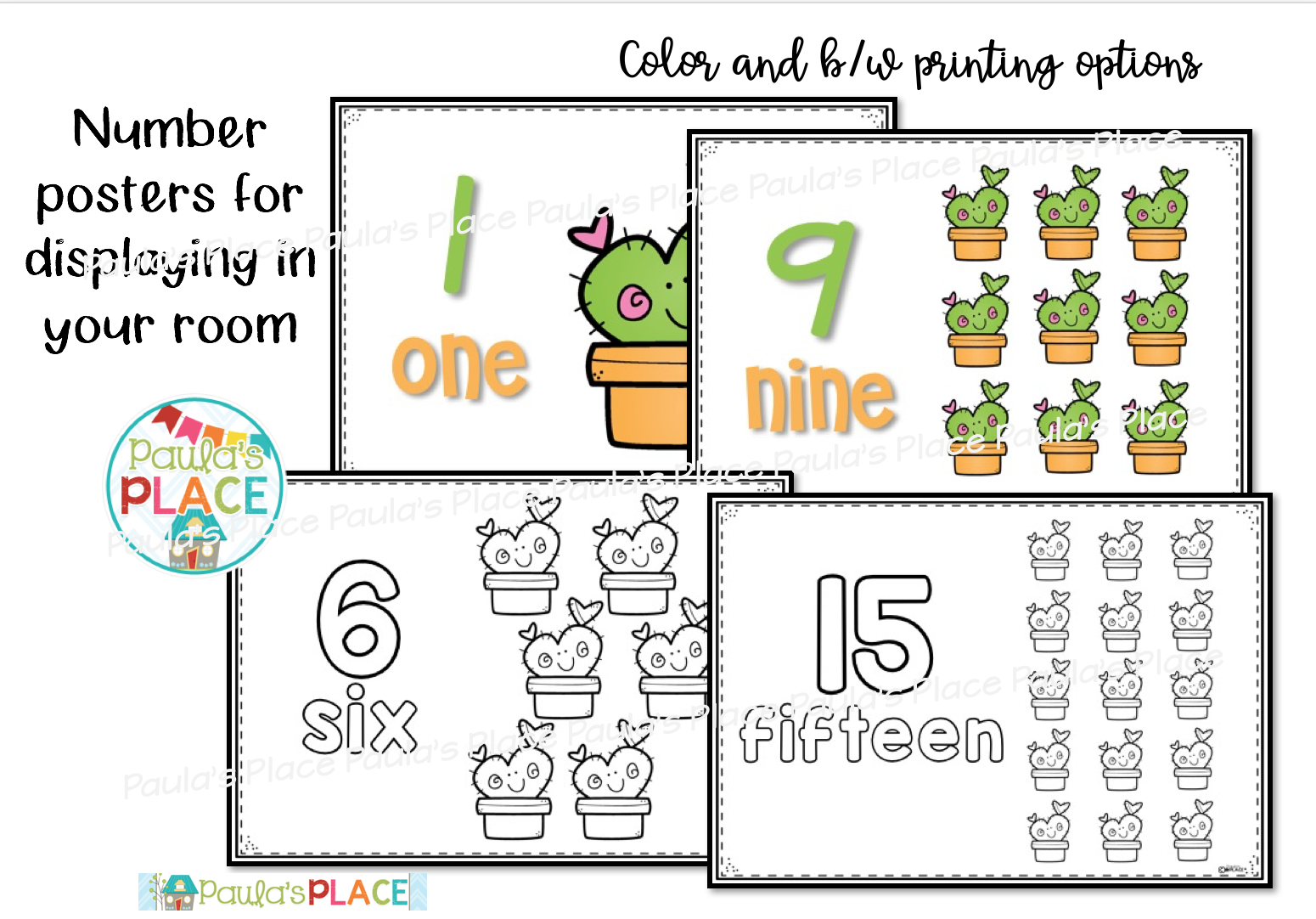Paula's Place Teaching Resources: Addition and Subtraction - Cactus ...